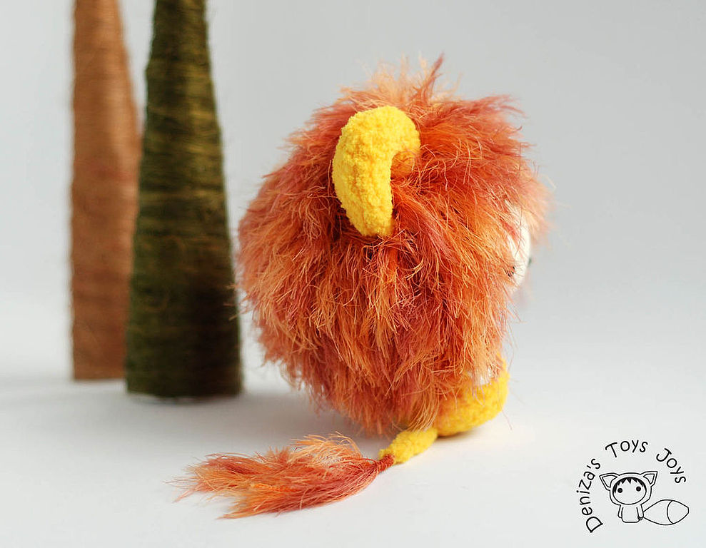Shaggy Lion Doll. Toy From The Tanoshi Series. - Knitting Pattern ...